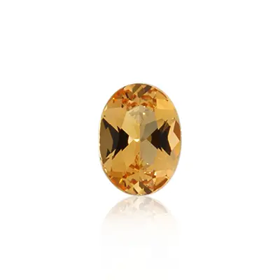 Topaz-Imperial Orange Oval 1.48 - Cavemangems